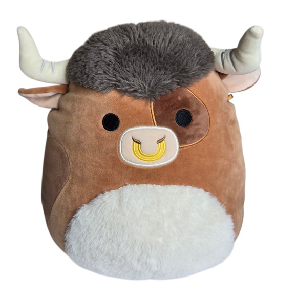 Kellytoy | Toys | Kellytoy Shep Highland Cow 4 Squishmallow Plush Brown ...